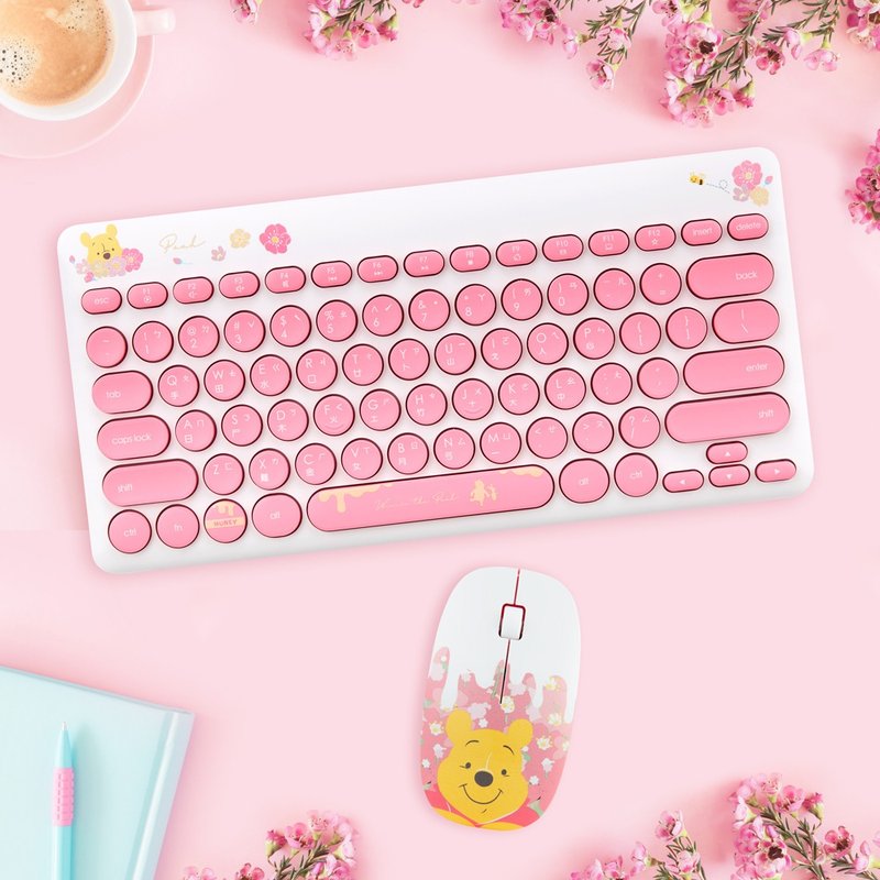 [Children's Fun Life] Winnie the Pooh Wireless Mouse + Keyboard (Value ...