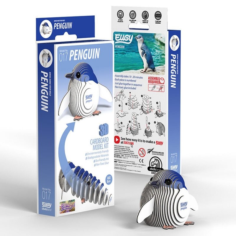 EUGY 3D坑紙拼圖 - 017 企鵝 EUGY HK 立體坑紙拼圖｜拼圖人氣榜 - Pinkoi