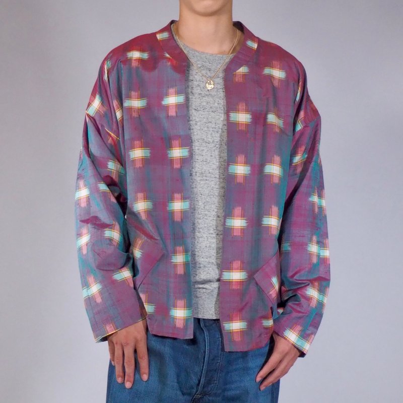 【日本製造】額外長袖夾克、復古和服夾克男士、升級改造 UMUI｜男夾克/外套人氣榜 - Pinkoi