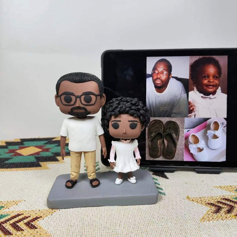 【客製化3D人像公仔】訂製手工Funko Pop男生朋友老公生日禮物 - 設計館 uDesign優湛 玩偶/公仔 - Pinkoi