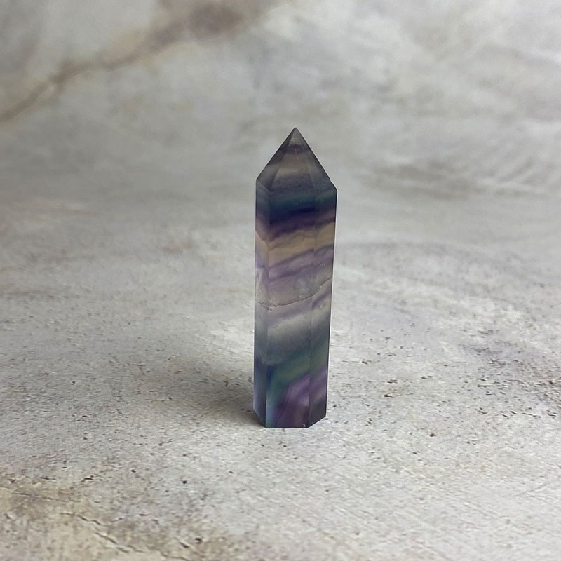 Crystal Column-Colored Stone Office Healing Micro Landscape ...