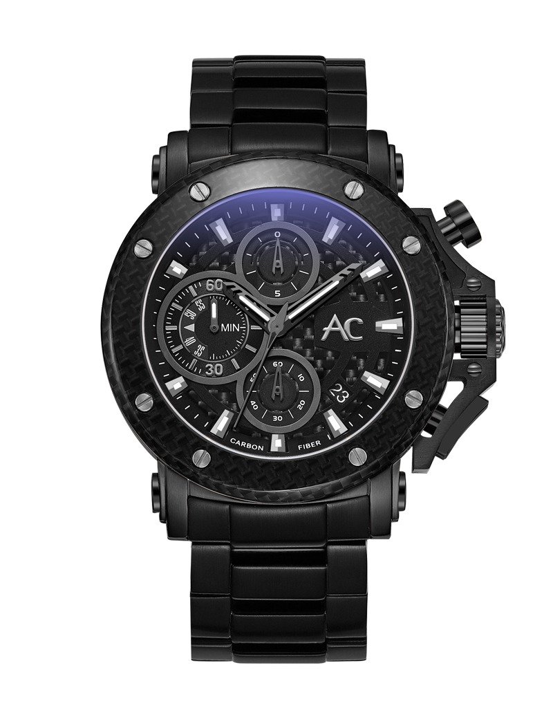 【AC Watch】9205MCBEPBA Carbon fiber-Steel Black - Shop Alexandre ...