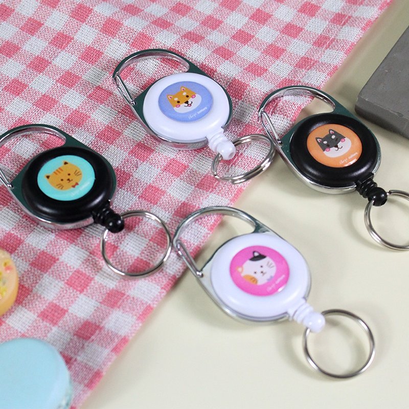 Chuyu 掛勾伸縮吊環鑰匙圈/證件拉環/識別證夾 珠友文化 Chuyu Culture｜證件套/識別證套人氣榜 - Pinkoi