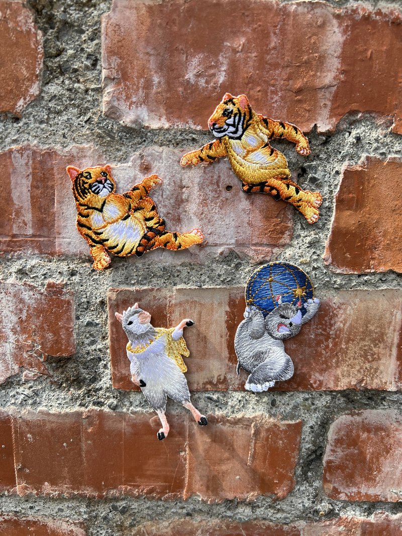 刺繡貼 | 動物名雕-擎天神 創世紀 阿波羅 | 文藝輕黏 文藝輕黏 l 刺繡@台灣文化｜其他人氣榜 - Pinkoi