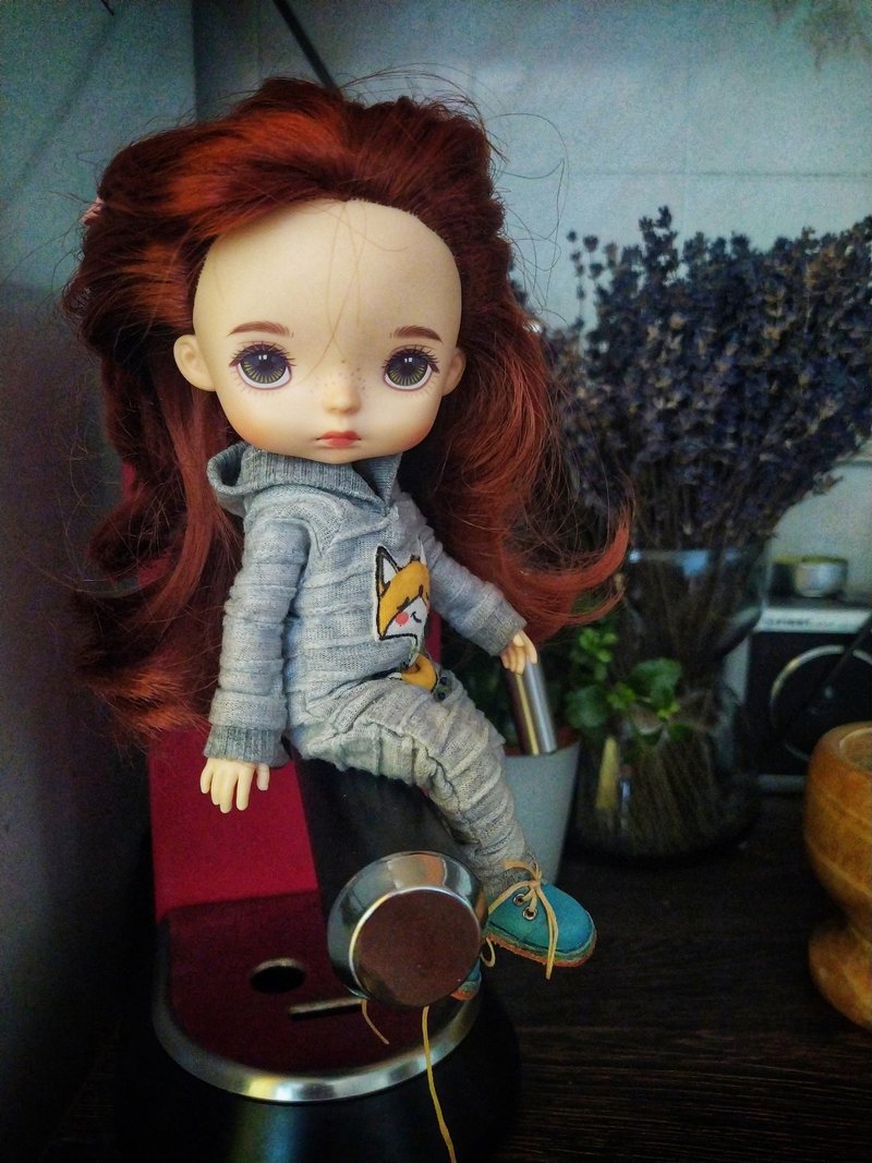 Fox Jumpsuit. For dolls 9-10 inches (Monst Xaiomi, Holola, Blythe Medium, Mzzm). LinumCraft ...