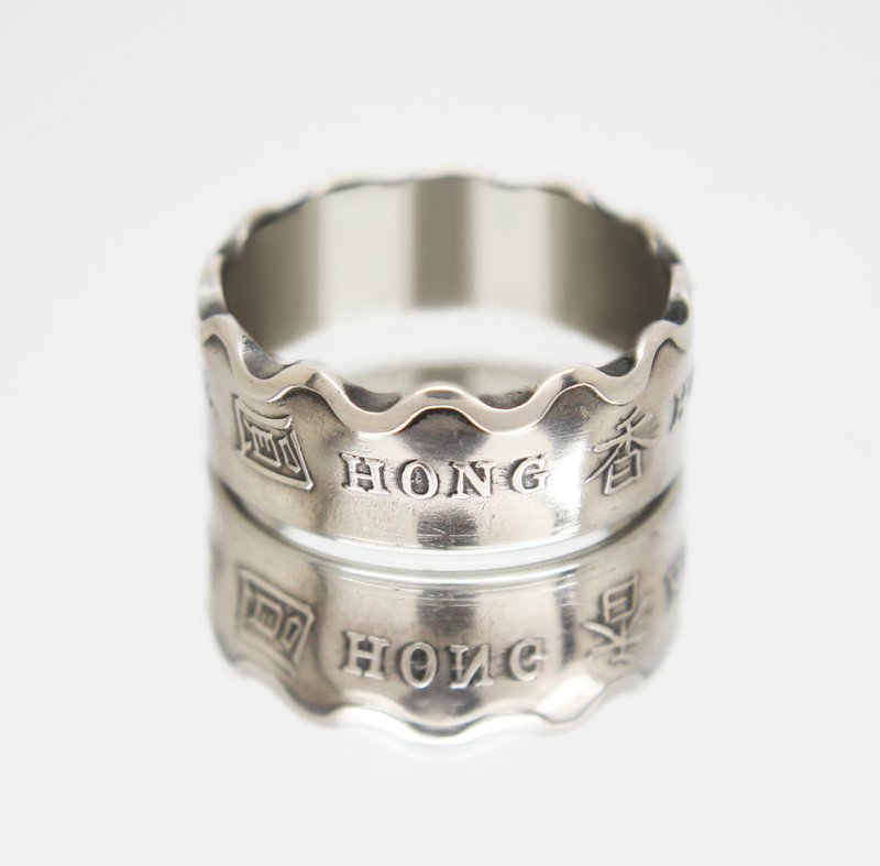Hong Kong Coin Ring 2 dollars 1975-1984 hong kong ring coin rings for ...
