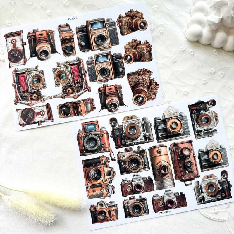 A224 - vintage camera - Shop De.Ellen.Shop Stickers - Pinkoi