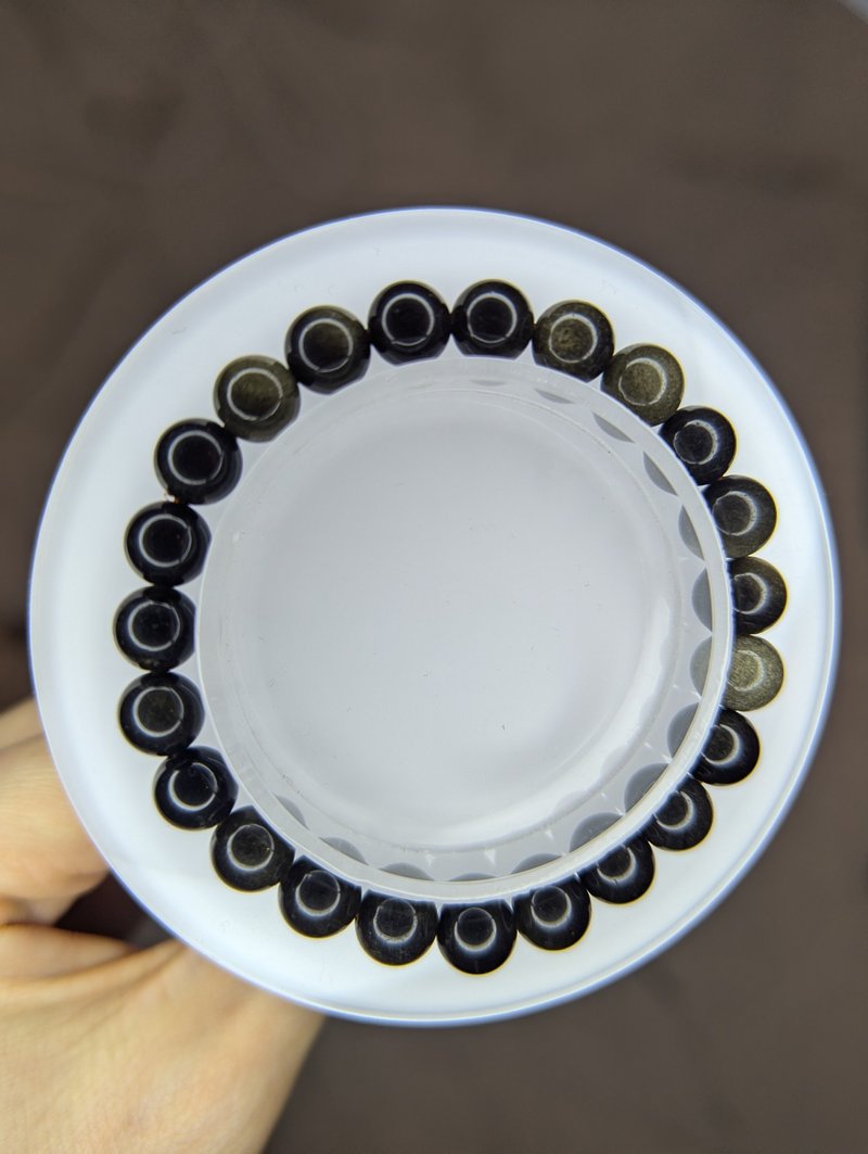 黑曜石 金沙黑曜天然水晶手鍊 【8mm】 Maineral礦｜手鍊/手環人氣榜 - Pinkoi