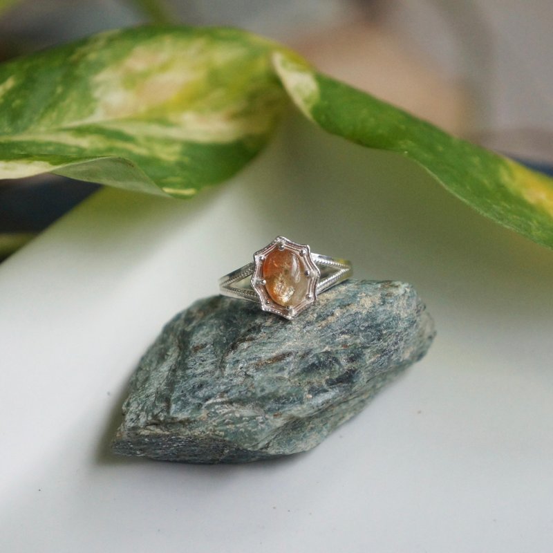 Cabochon Stone Ring 925 Silver - Shop onedimple General Rings - Pinkoi