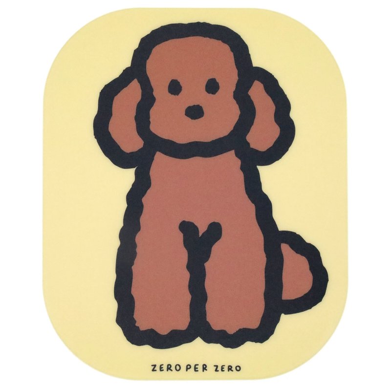 滑鼠墊 貴賓狗 黃色 zero per zero 台灣代理｜滑鼠墊人氣榜 - Pinkoi