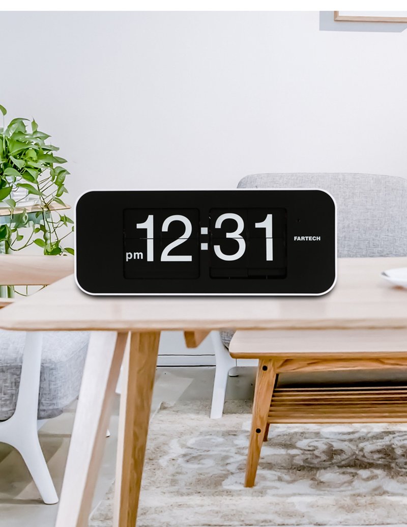 Taiwan Fartech Huaqi smart flip clock living room mechanical flip clock ...