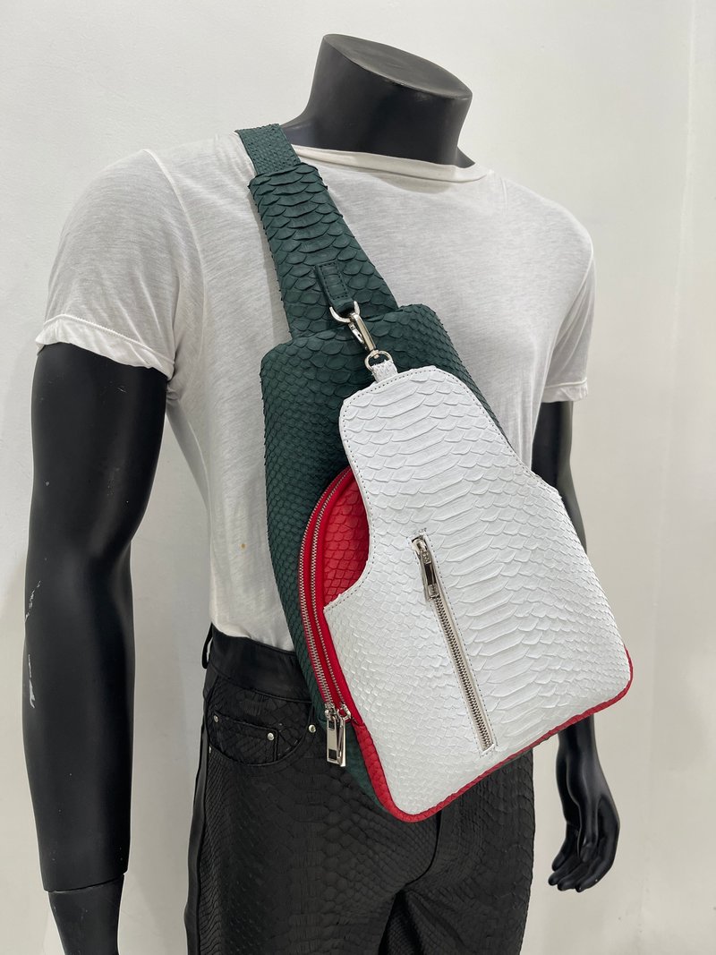 Python Leather Backpack Snakeskin Backpack Leather Rucksack - Shop belp ...