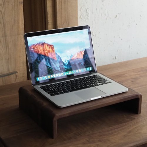 Black Walnut Computer/ Screen Stand Computer Rack - Shop Burumu ...