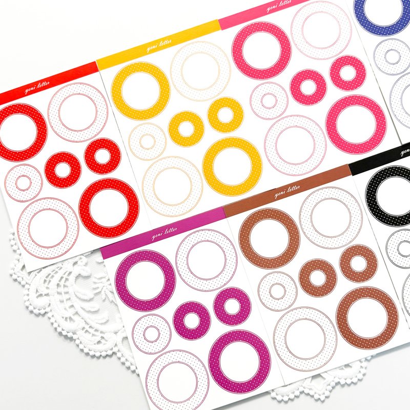 Dot Frame Paper yeniletter｜便條紙/便利貼人氣榜 - Pinkoi