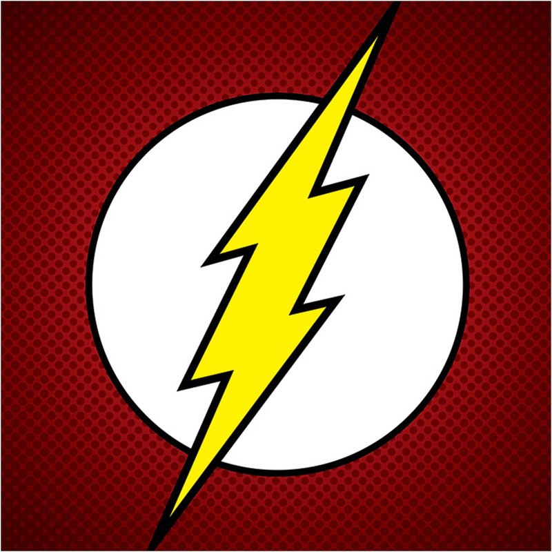 【DC】閃電俠 The Flash 漫畫LOGO - 無框畫 Dope 私貨｜海報/掛畫/掛布人氣榜 - Pinkoi