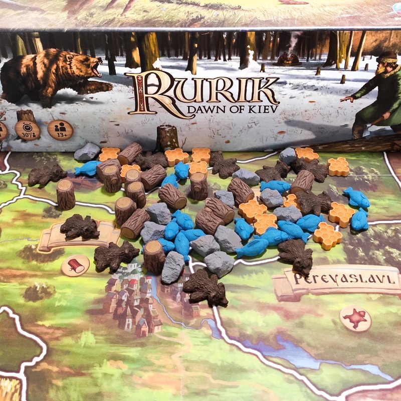 Deluxe Resource Tokens compatible with Rurik: Dawn of Kiev board game (full set) - Shop Holy ...
