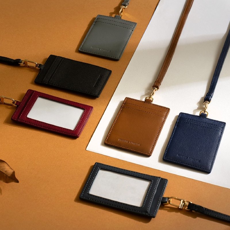 PA-Urban真皮掛繩證件卡套-多色任選 Premium Authentic｜證件套/識別證套人氣榜 - Pinkoi