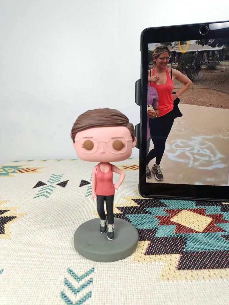 Pure handmade custom American Funko Pop self-portrait doll doll ...