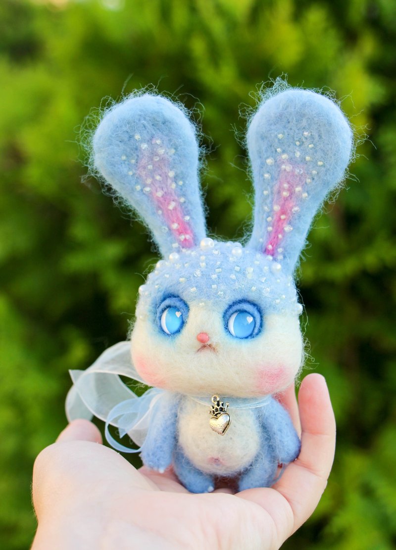 Art Doll Rabbit Collectible Rabbit Wool Toy Fantasy Doll Creature ...