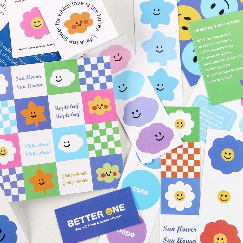 InfeelMe warm air self-adhesive sticker material[Hello smiling face ...