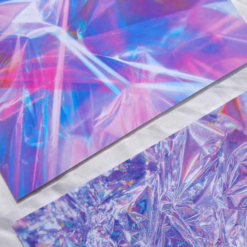 holograpic A4 100sheets Double Sided design paper (honne market) honne market｜包裝材料/包裝紙人氣榜 - Pinkoi