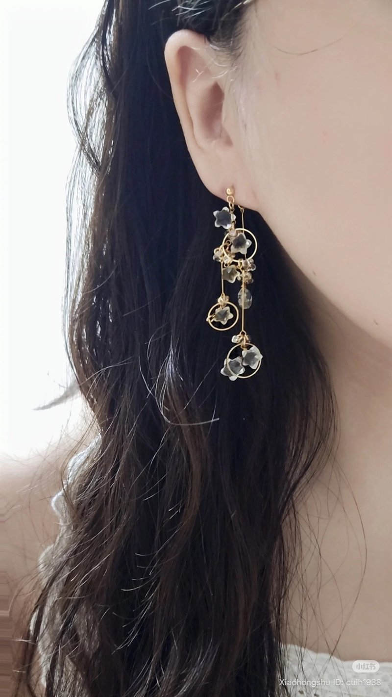 星空 天然石 アクセサリー Hachi｜耳環/耳夾/耳骨夾人氣榜 - Pinkoi