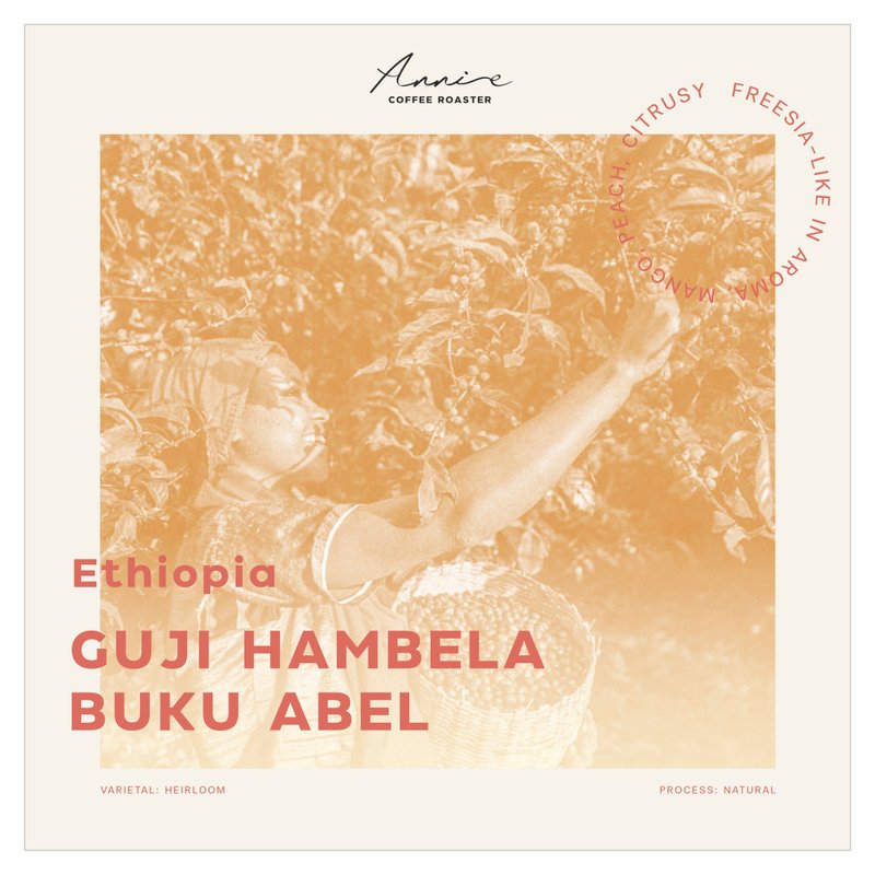 Guji Hambela Buku Abel Ethiopia, Natural process 200G. - 設計館 Annie ...