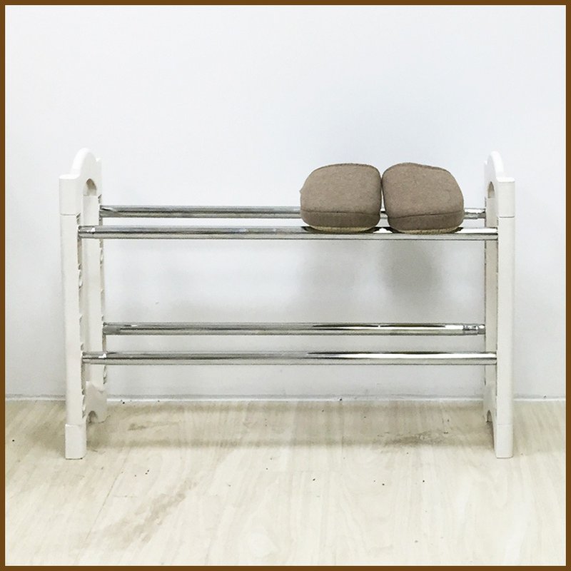 [ikloo] Japanese Foldable Telescopic Shoe Rack 1pc - Shop ikloo Wardrobes & Shoe Cabinets - Pinkoi