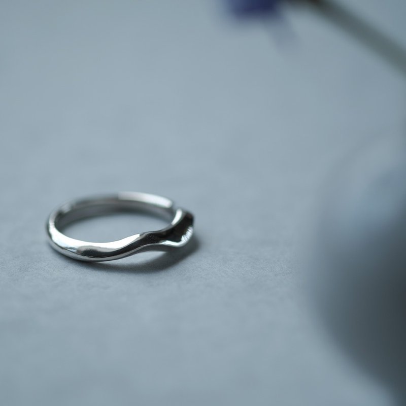 Ripple Ring Silver 925 - Shop cloud-jewelry General Rings - Pinkoi