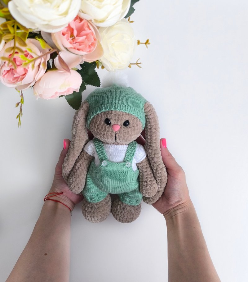 Plush stuffed hare toy, soft toy hare, gift toy hare, handmade hare ...