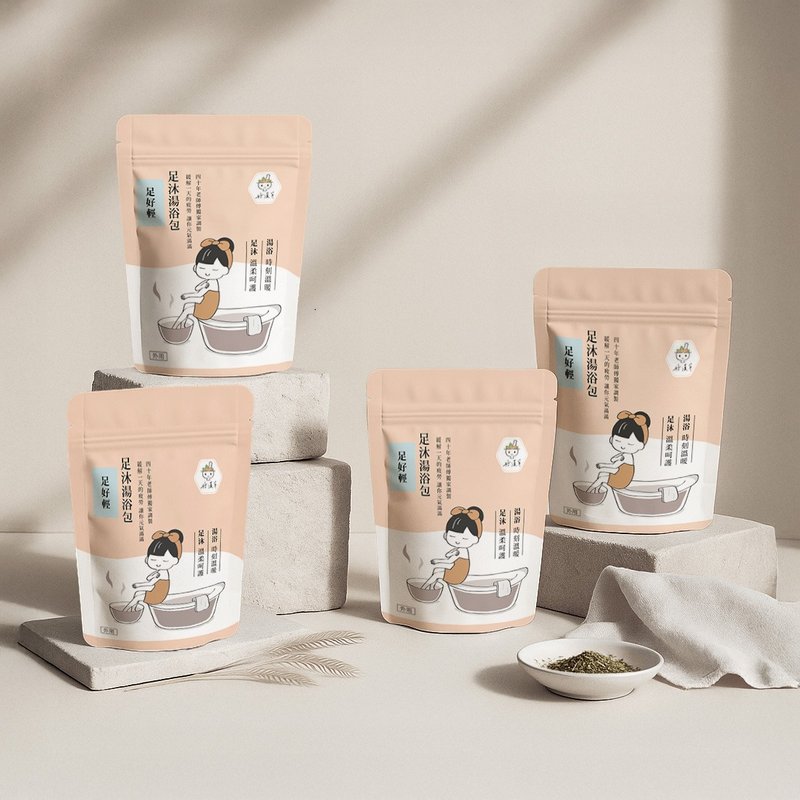 Foot Soup Bath Bag-Foot Good Light (4 bags, 16 bags gift box set) to ...