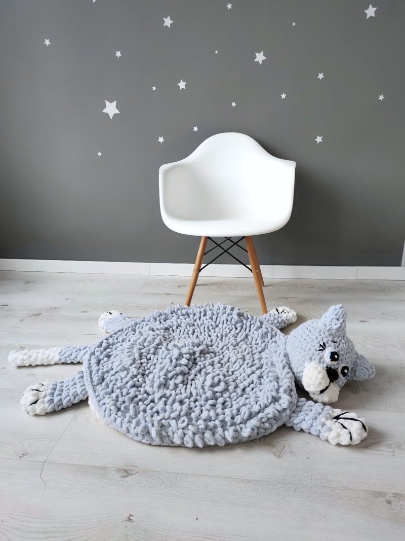 Carpet, mat, mat. The cat. Handmade toys. - Shop Knitting magic ...