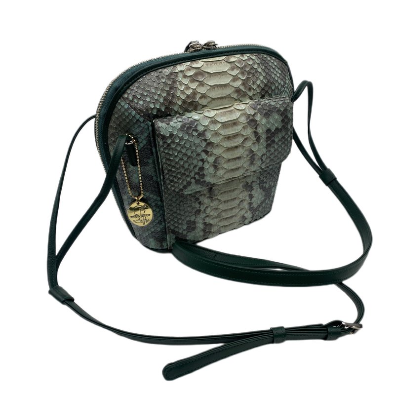 Diamond Python Leather Overlay Pochette Ladies Bag - 設計館 ankh-jet 其他 - Pinkoi