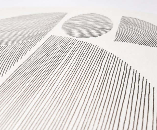 Abstract Lines Drawing