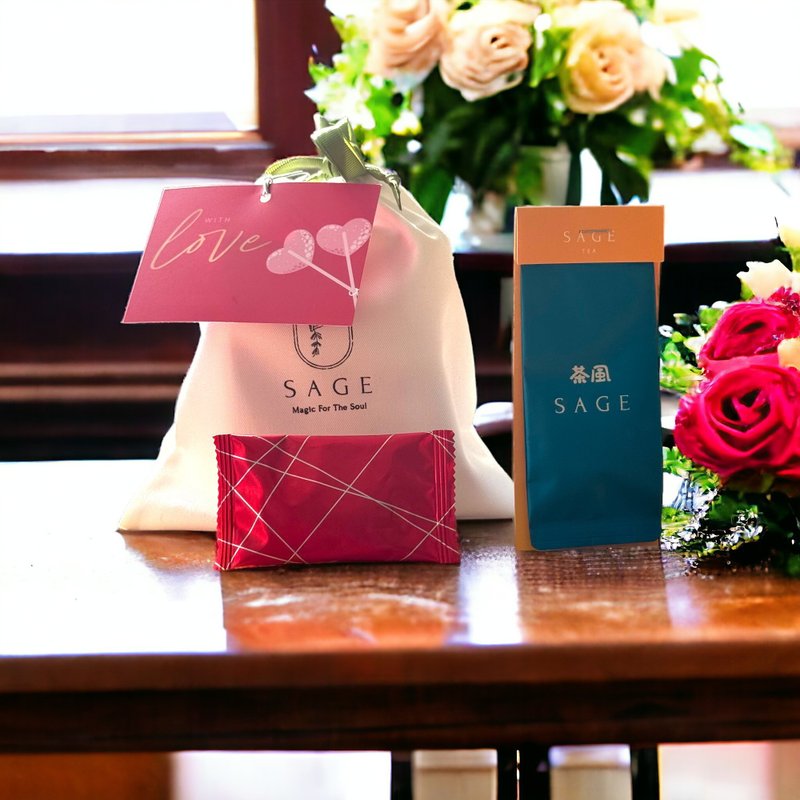 Sage Tea 茶味曲奇/花茶包 布袋 1+1組合裝 婚禮 婚禮小物 散水 Sage Tea | The Fine Tea Lab - Pinkoi 限時優惠活動