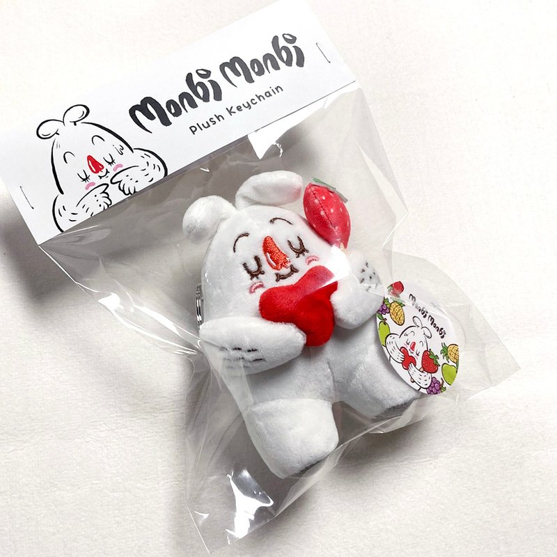 Monbi - Berry Happy 毛公仔匙扣 加分工作社｜鑰匙圈/鑰匙包人氣榜 - Pinkoi