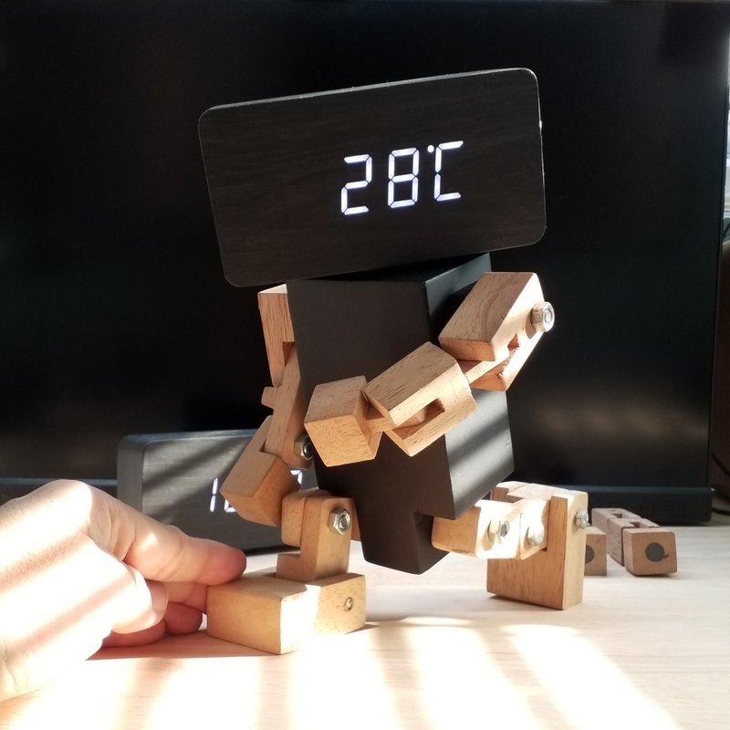 Digital clock robot ( NOT included digital clock) ekkastudio｜時鐘/鬧鐘人氣榜 ...