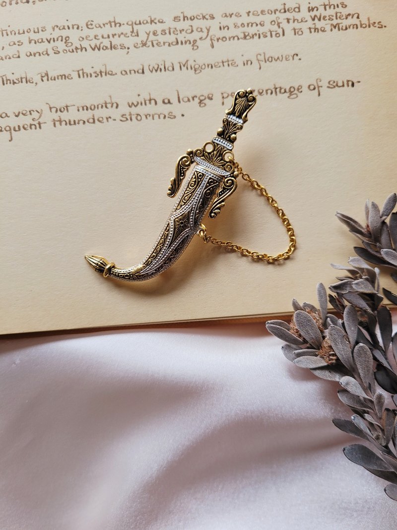 American Western Antique Jewelry/Spain-made Damascus Arab Scimitar ...