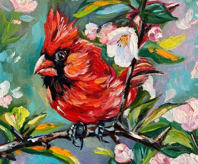 Northern Cardinal Angry Bird