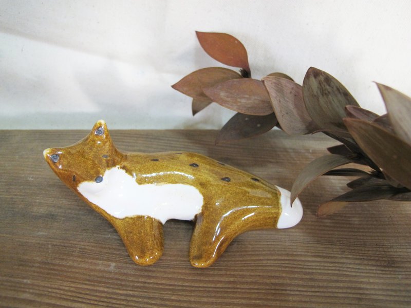 Handmade ornaments fox - Shop warmsun19 Pottery & Ceramics - Pinkoi