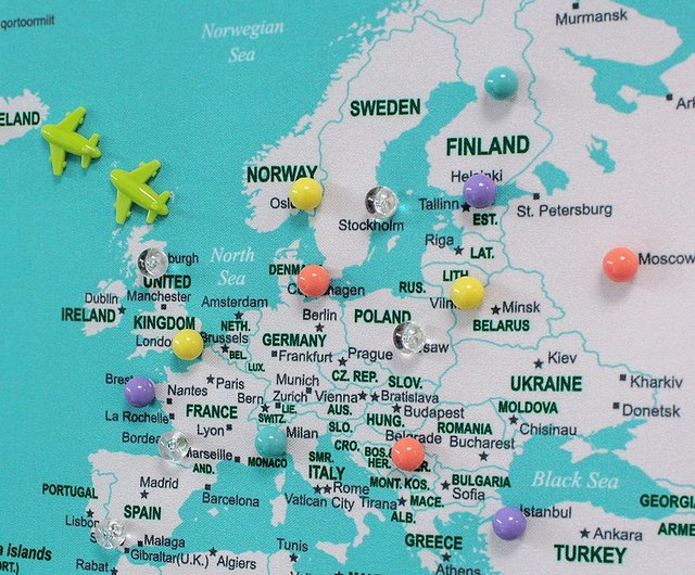 Colorful Location Magnets for your UMap Home & Living Globes & Maps ...