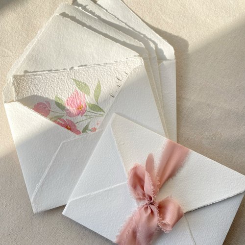 【Handmade Paper Envelopes】Handmade Paper Handmade Paper White Handmade ...