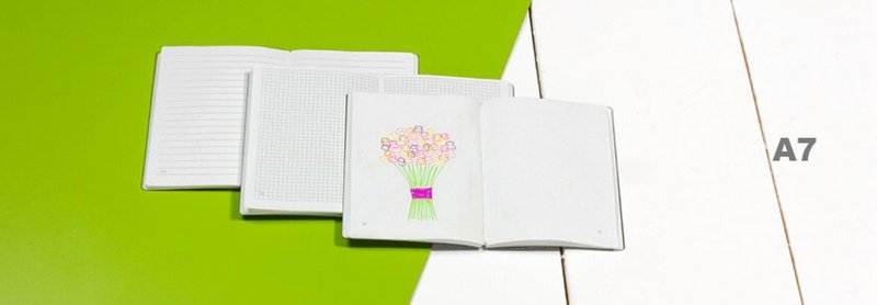 尺寸A7│超彈繩X17 │補充內冊 │2本一組 卡涅精選文具｜筆記本/手帳人氣榜 - Pinkoi