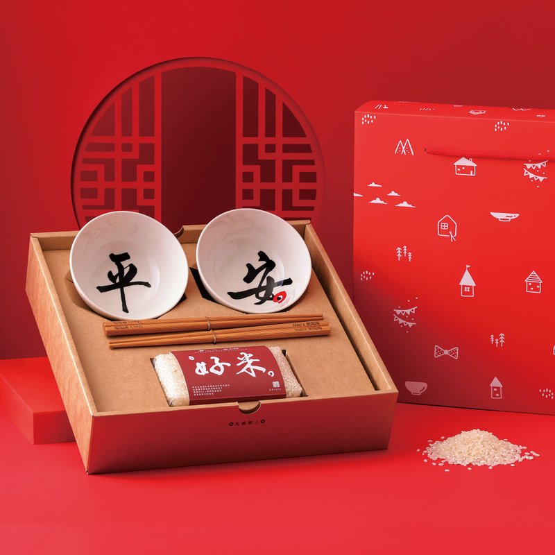 【鎮瀾宮聯名】祝福好米禮盒組 Mao’s樂陶陶｜碗人氣榜 - Pinkoi