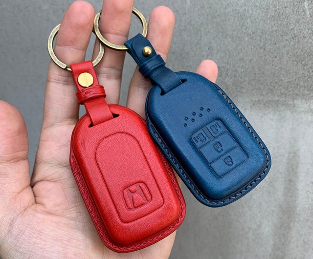 Buttero Leather car key case car key cover HONDA CRV HRV Shop Shao Leather Keychains Pinkoi