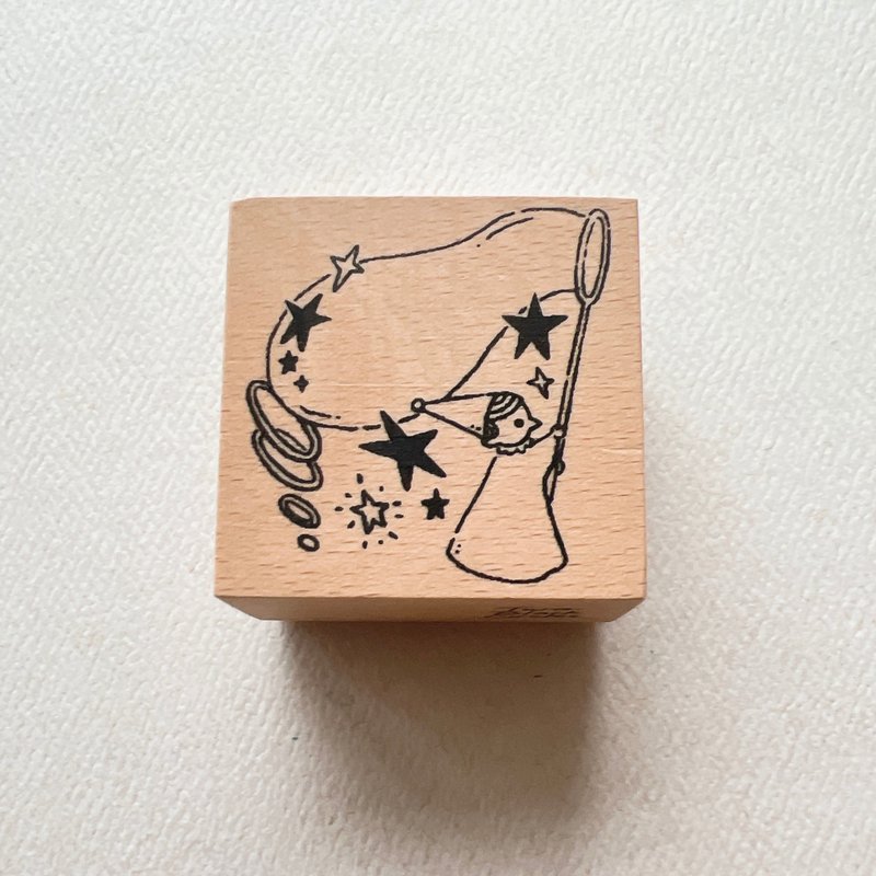 【Two Black Circles - 2022 印章系列 Vol. 1】星星與氣泡 Two Black Circles｜印章/印台人氣榜 - Pinkoi