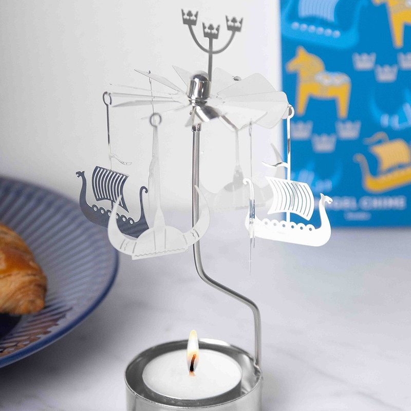 瑞典旋轉燭座(附蠟燭) PLUTO Design｜香氛蠟燭/燭台人氣榜 - Pinkoi