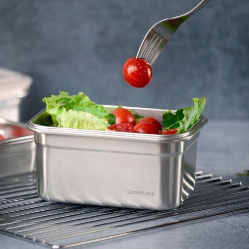 LOCK&LOCK Minimalist Stainless Steel Fresh Box/1L(LST504TW) - Shop ...