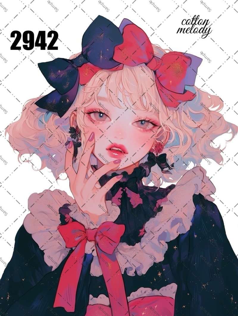 original sticker no.2942 人物ステッカー オリジナルステッカー オリジナル人物ステッカー 装飾ステッカー cotton melody cotton-melody｜貼紙人 ...