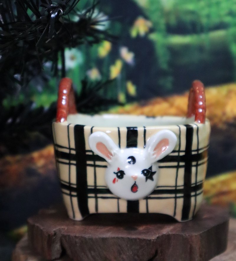 Plantpot : Time to picnic with tiny pet la.beauto｜盆栽/植栽人氣榜 - Pinkoi